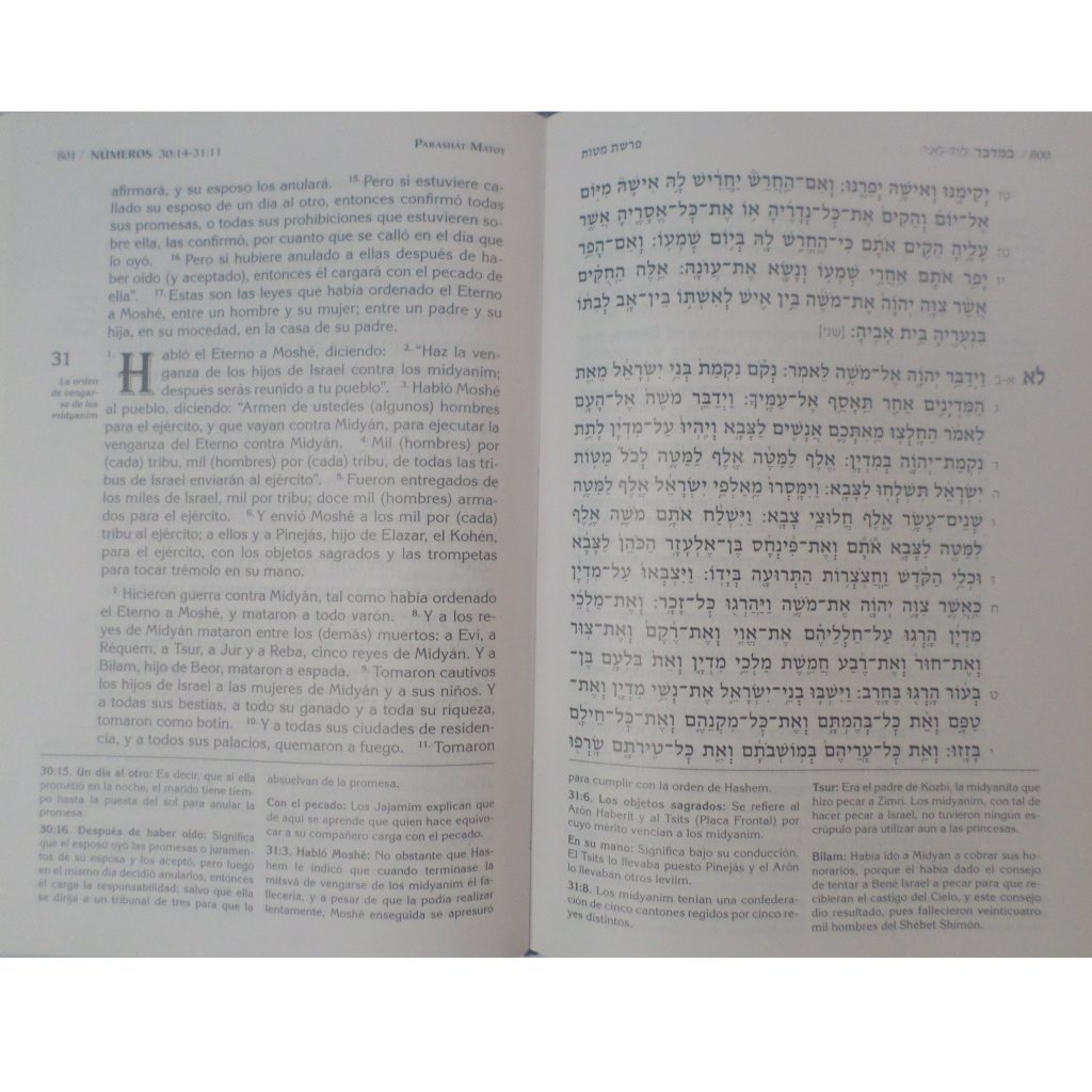 Tora con Haftarot, Pentateuco Heb-Esp Grande – EtzSimja