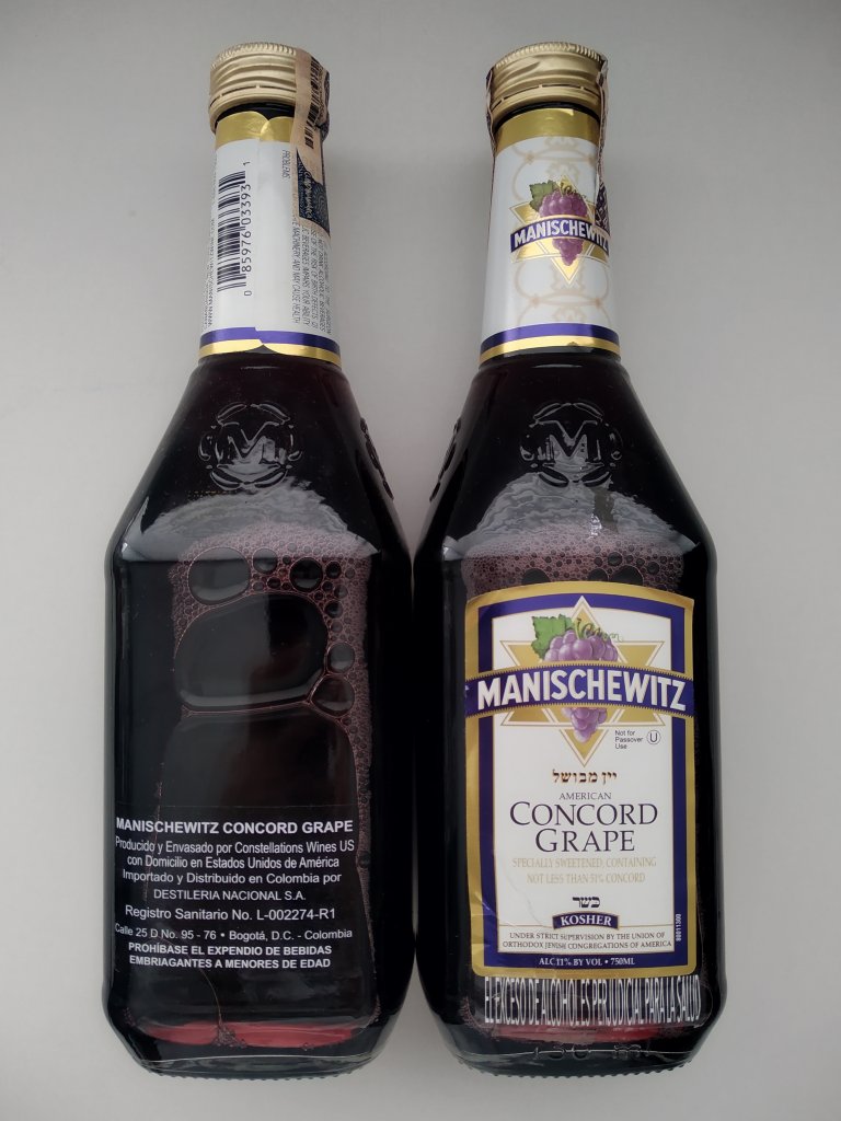 Vino Manischewitz. Kosher L’Pesaj – EtzSimja